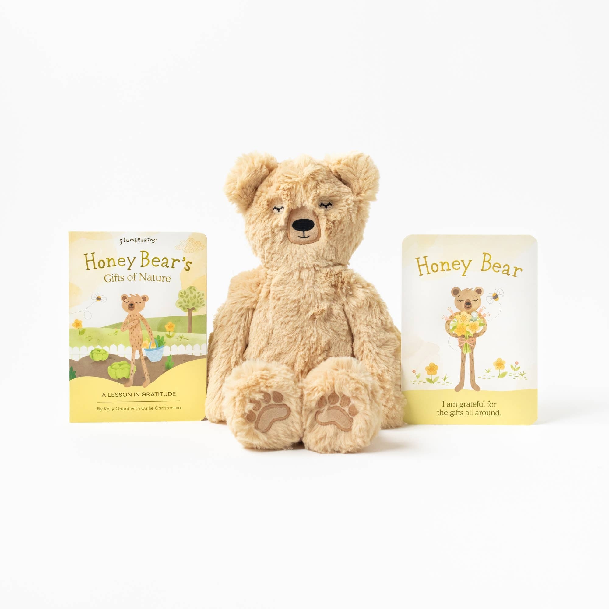 Slumberkins Honey Bear Kin + Lesson Book - Gratitude | Oliver and Gray
