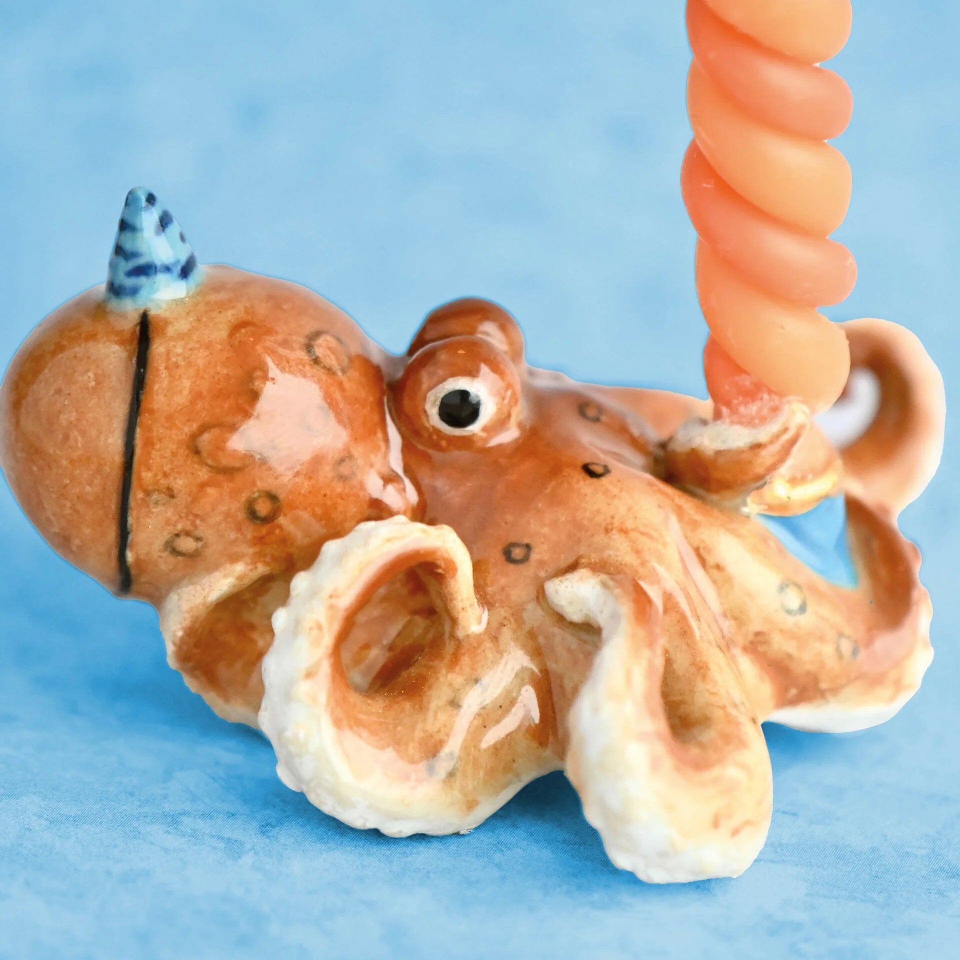 Octopus Cake Topper/Candle Holder | Oliver and Gray